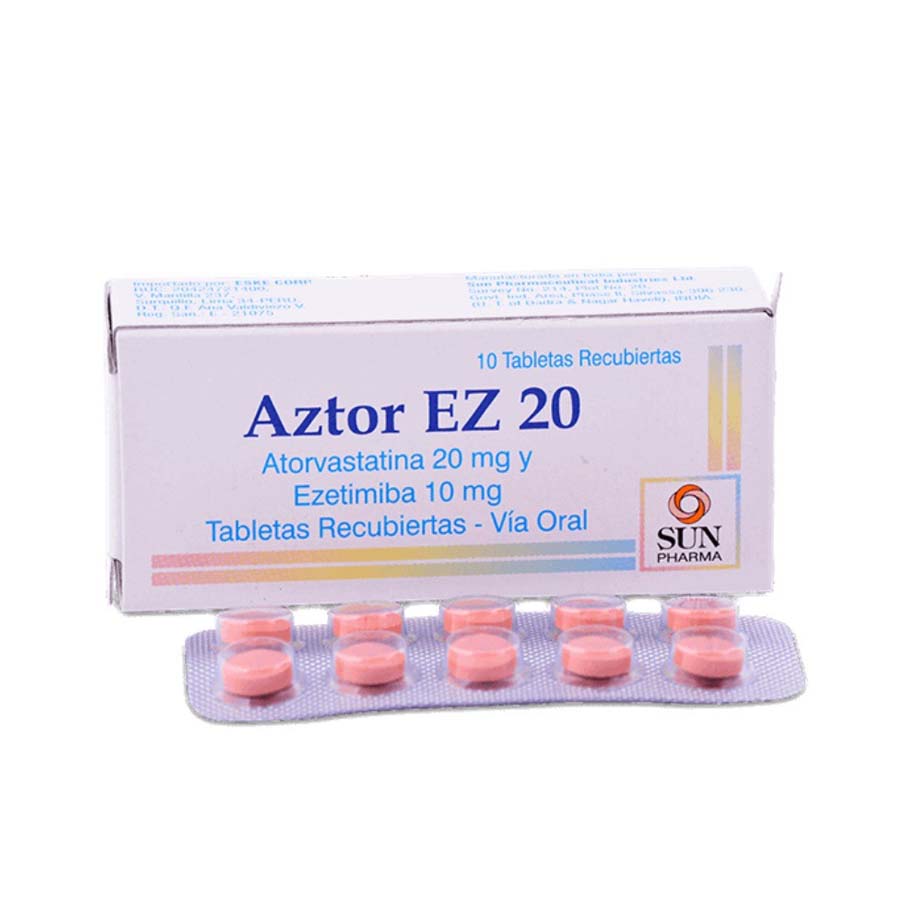 AZTOR EZ20MG/10MG X 10 TAB NO FRACCIONAR - Novafarmawimer