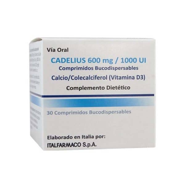 CADELIUS 600MG/1000UI FCO X 30 - Novafarmawimer