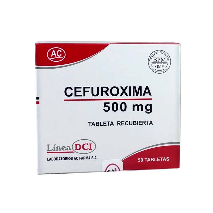 CEFUROXIMA 500MG X 50 TAB. - Novafarmawimer