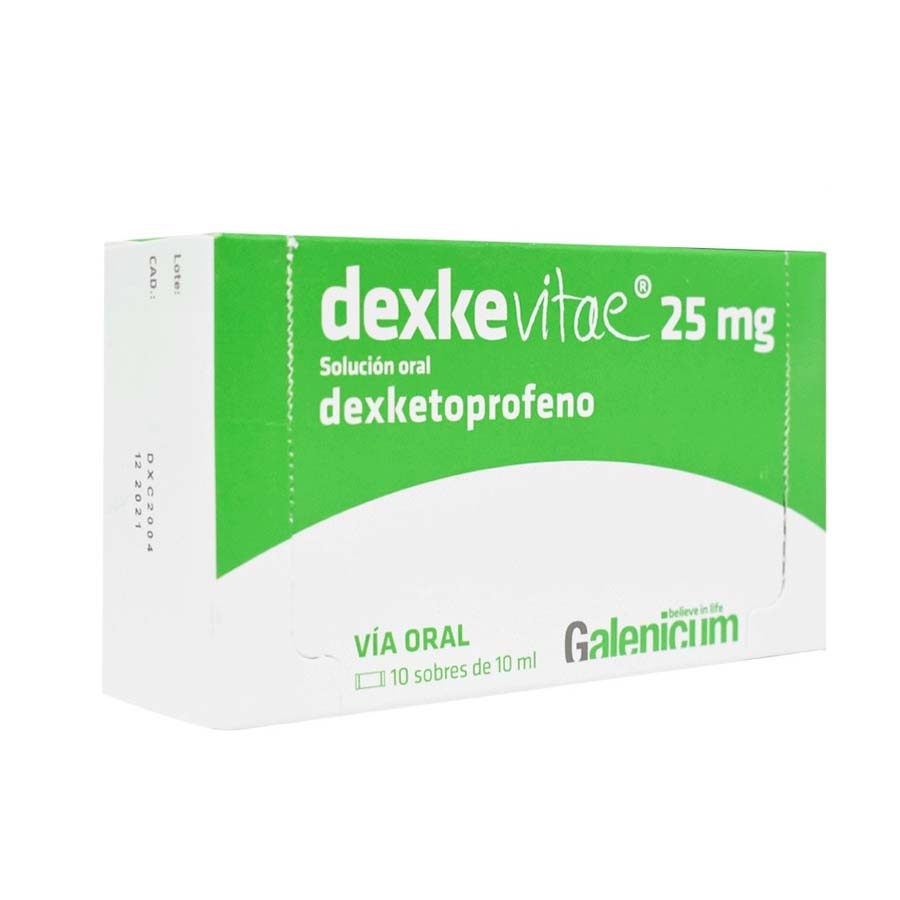 DEXKETOPROPOFENO-DEXKEVITAE 25MG X 10 SOBRES - Novafarmawimer