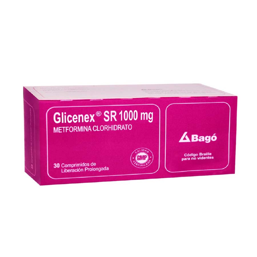 GLICENEX SR-1000 MG X 30COMP - Novafarmawimer