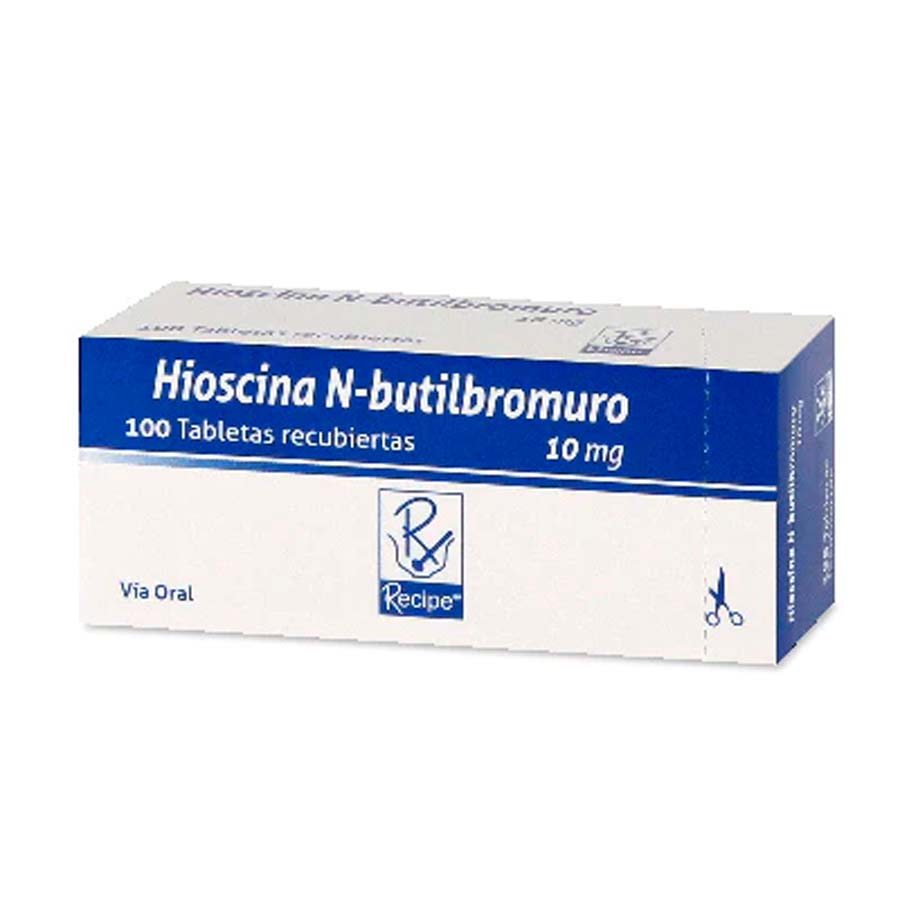 HIOSCINA BUTILBROMURO 10MG X 100 TAB - Novafarmawimer