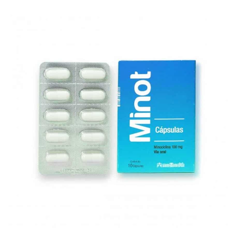 MINOT 100 MG X 10 CAP - Novafarmawimer