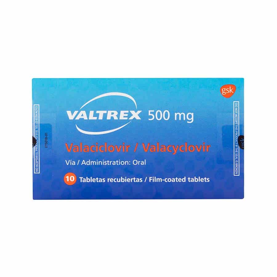 VALTREX 500MG X 10 TABLETAS - VALACICLOVIR 500 MG X 10 - Novafarmawimer