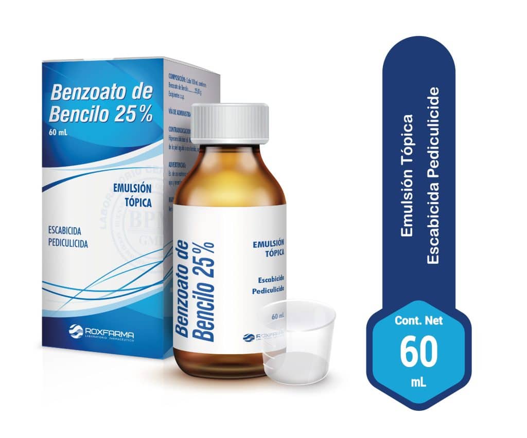 BENZOATO BENCILO 25% X 60 ML. - Novafarmawimer