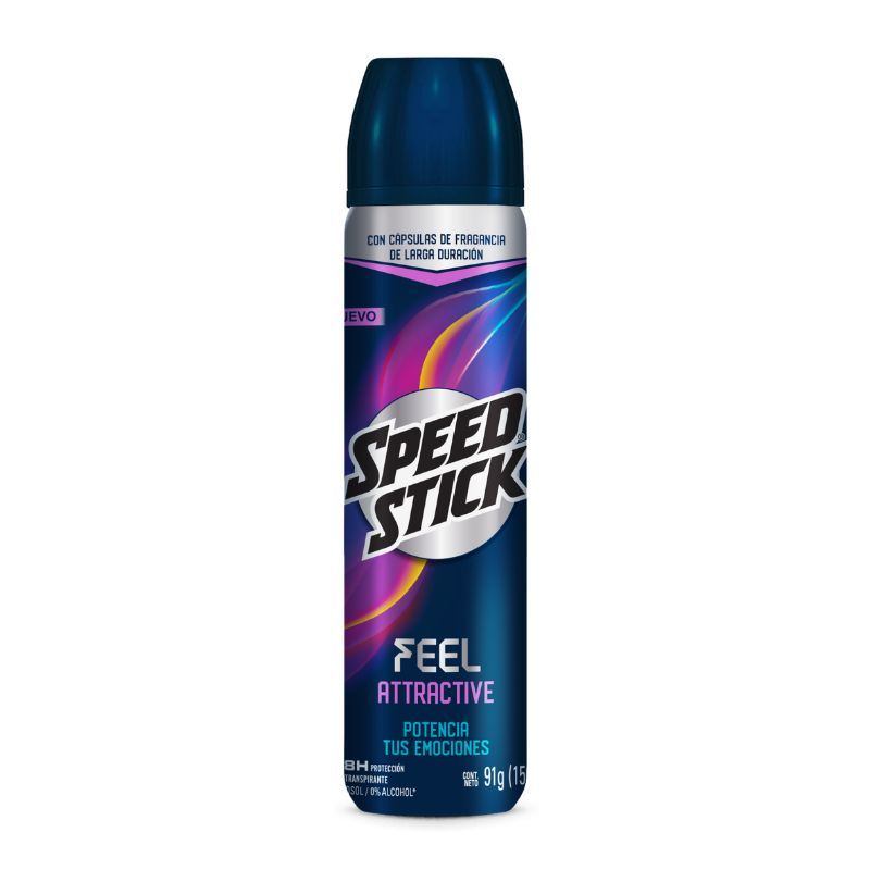 SPEED STICK MEN SPRAY FEEL/ATRACTIVE X 150 ML - Novafarmawimer
